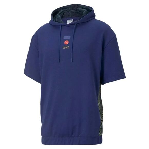 Puma | Shirts | Puma Decor8 Ss Hoodie Elektro Blue 538612 Mens | Poshmark